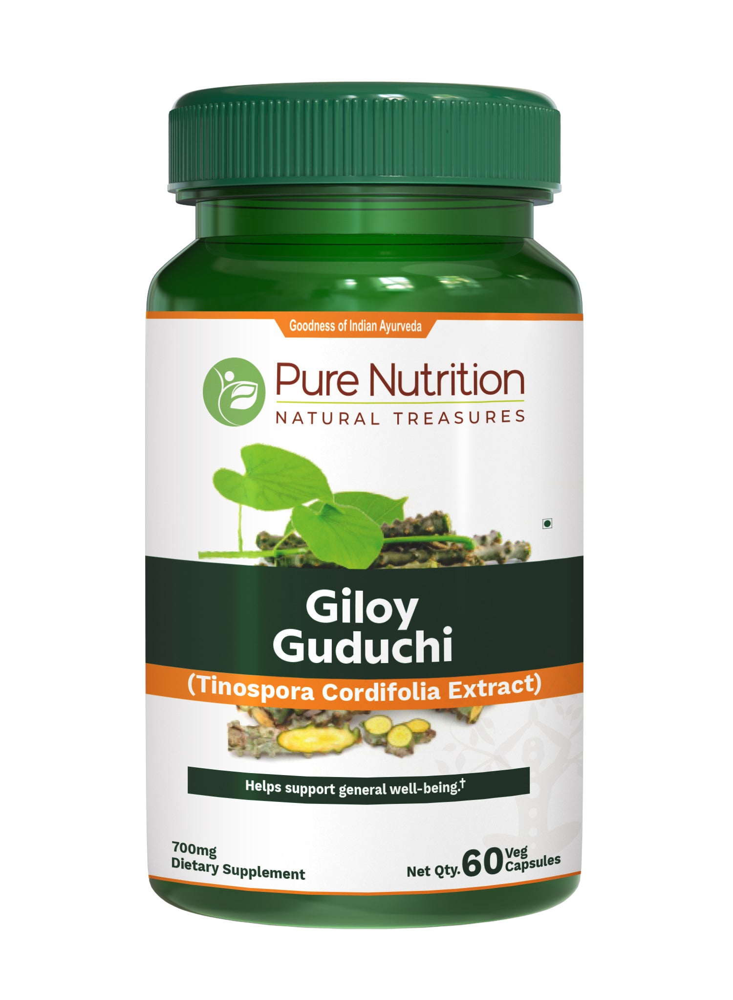 Giloy Extract Capsules – 500 mg (Guduchi) | Immune Support, Antioxidan ...