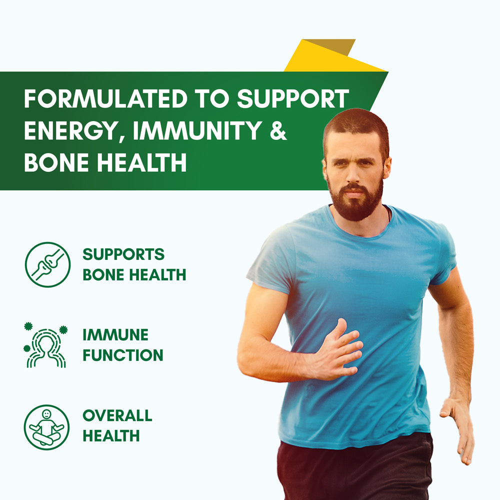 Whole Food Multivitamin for Men - 100% Plant-Based, Non-GMO & High Bio ...