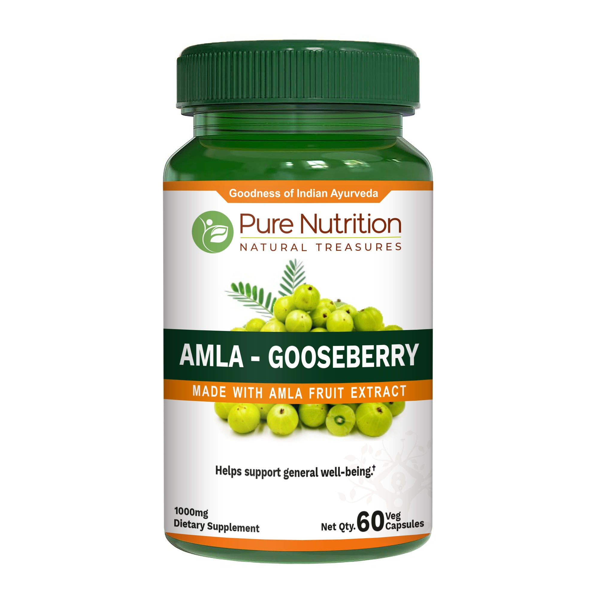 Amla Extract (Indian Gooseberry) Capsules – 1000 mg | Immune Support ...